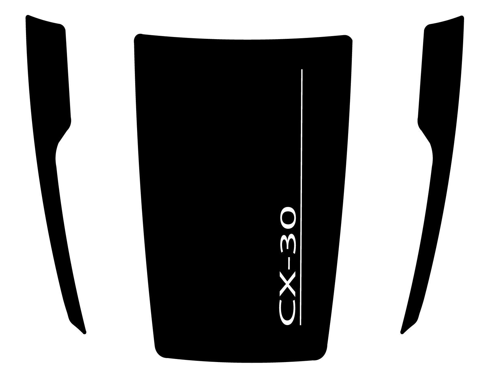 Exclusive Hood Decals Graphics Sticker Kit Compatible With Mazda CX-30 ...