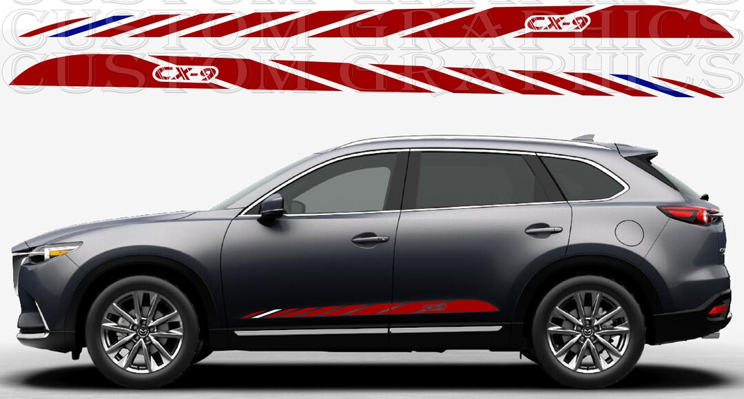 Mazda CX-9 Side Stripe Decal Kit: 2X Vinyl Graphics (2016-2023) - Etsy