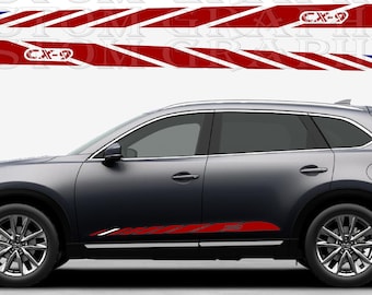 Exclusive Side Stripe Decal Graphic Sticker Kit Compatible With Mazda ...