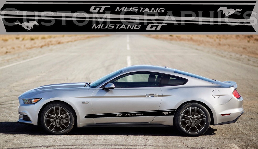 Mustang Side Stripe Decal Kit: Custom Vinyl Graphics - Etsy