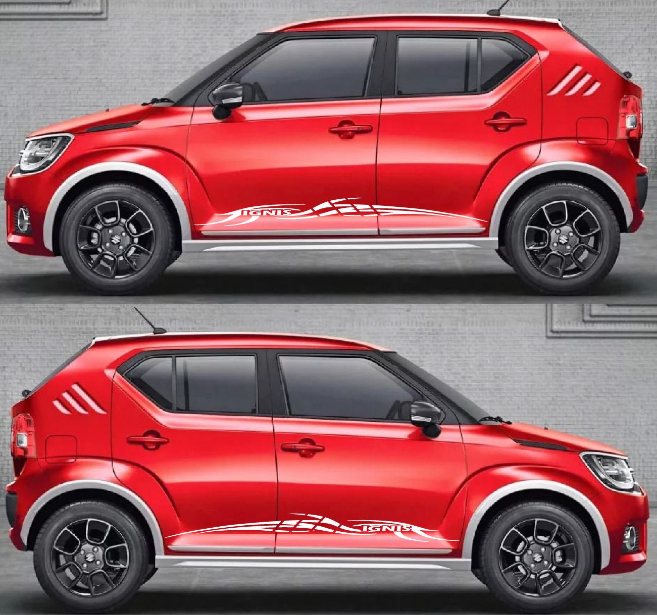 Nuevo kit de calcomanías gráficas con franja lateral superior - Etsy España