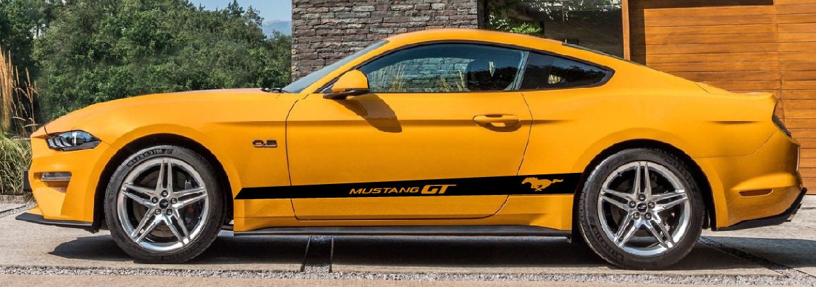 Mustang Side Stripe Decal: Sport Design, High Quality Vinyl - Etsy