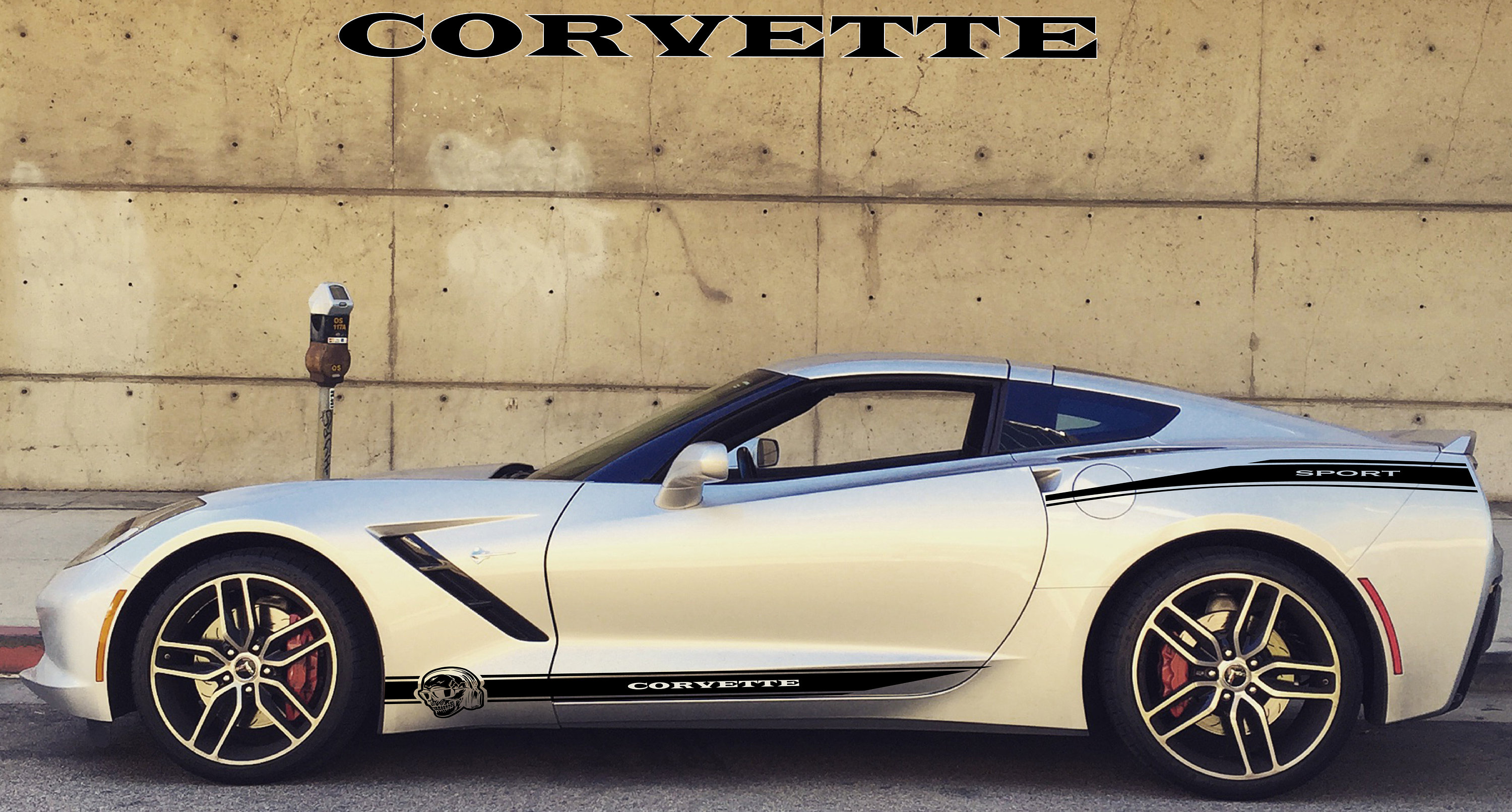 Exclusive Design Set of Stickers Decal Stripe Body Kit Compatible With ...