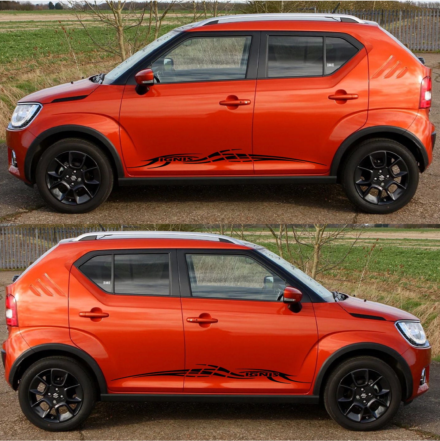 Nuevo kit de calcomanías gráficas con franja lateral superior - Etsy España