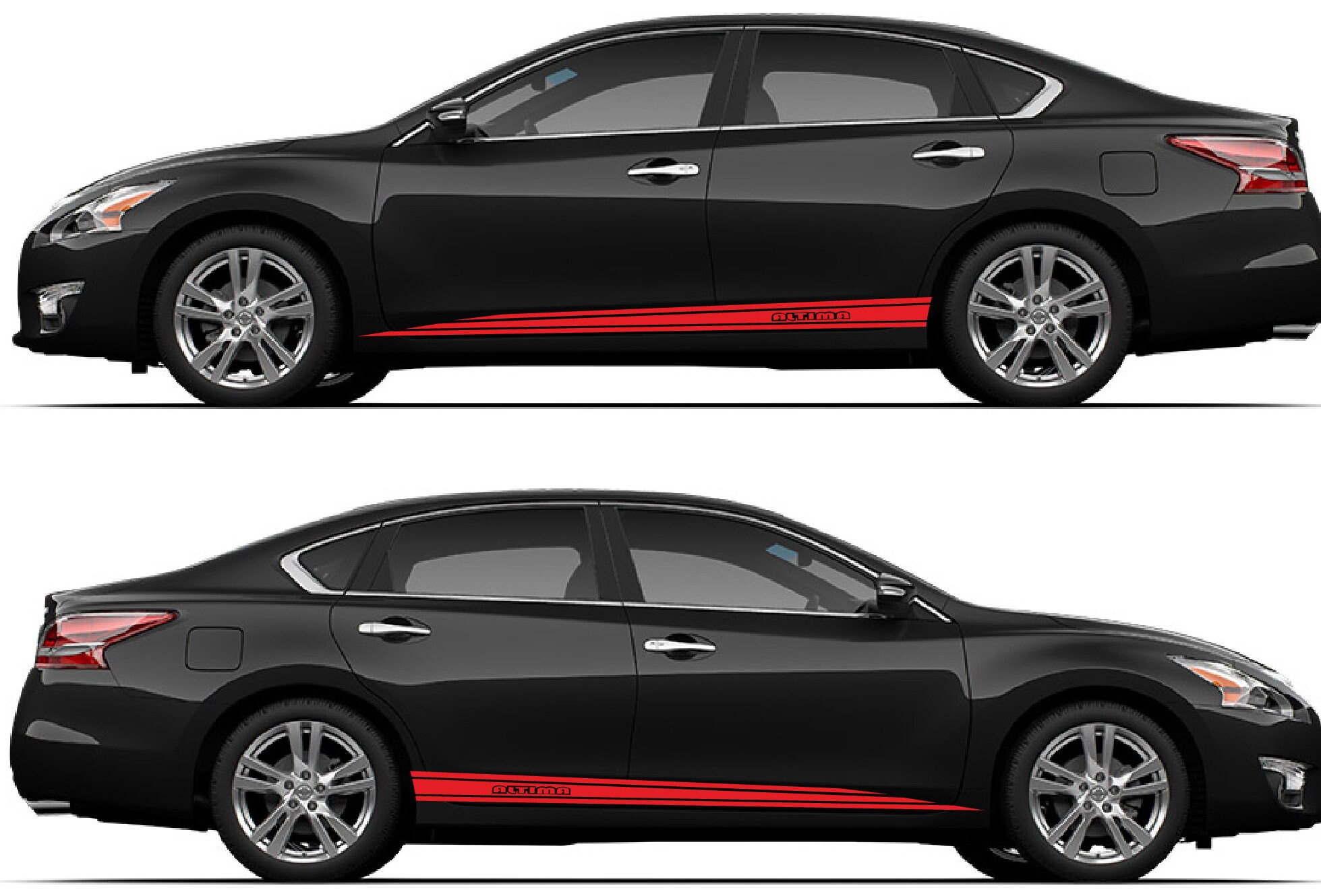 Set of Racing Side Stripes Decal Sticker Graphic Compatible - Etsy