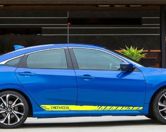 New Decal Stripe Body Kit Sport Side Door Sticker Racing - Etsy
