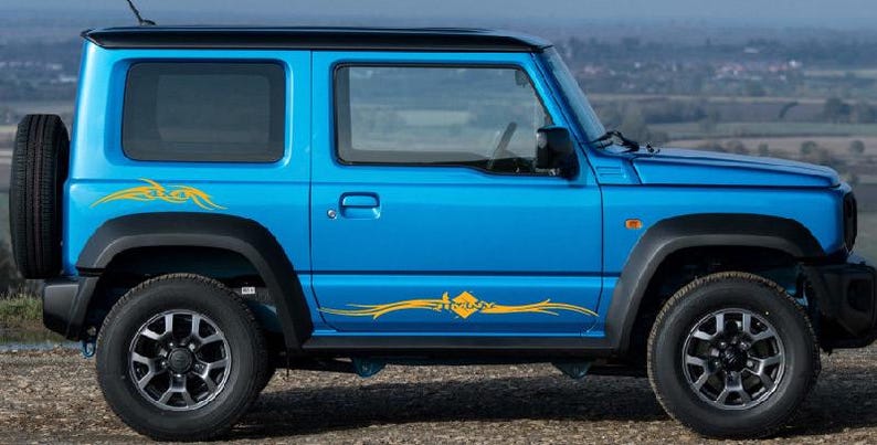 Suzuki Jimny Racing Side Stripes Decal Set - Etsy
