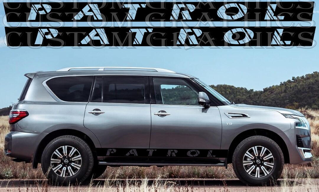 Vinyl Decal Custom Stickers Graphic Kit Compatible With Nissan Patrol ...