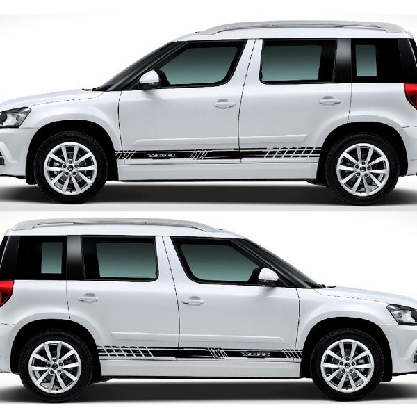 Striped Yeti Decal - Etsy