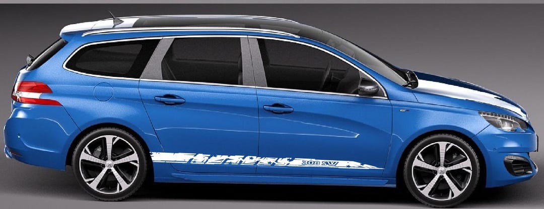 Set of Racing Side Stripes Decal Sticker Graphic High Quality ...
