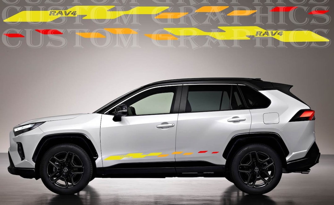 3 Colors Exclusive Pair of Sport Side Stripes Decal Sticker Vinyl ...