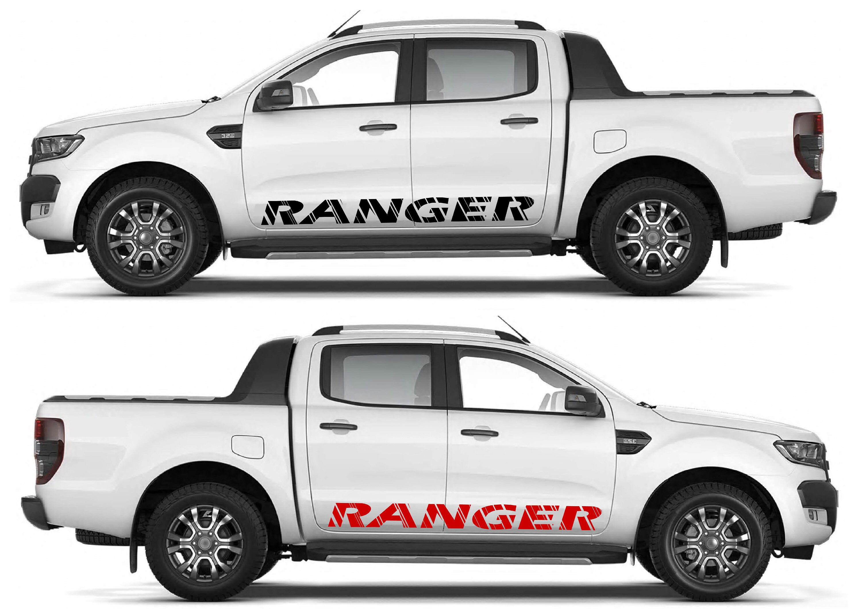Ford Ranger Side Stripe Decal Kit: Custom Vinyl Stickers - Etsy