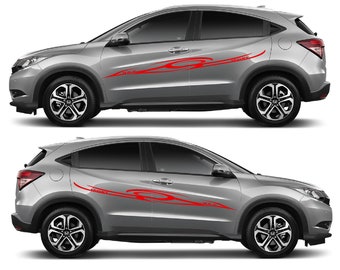 Exclusive Set of Racing Side Stripes Decal Sticker Graphic - Etsy