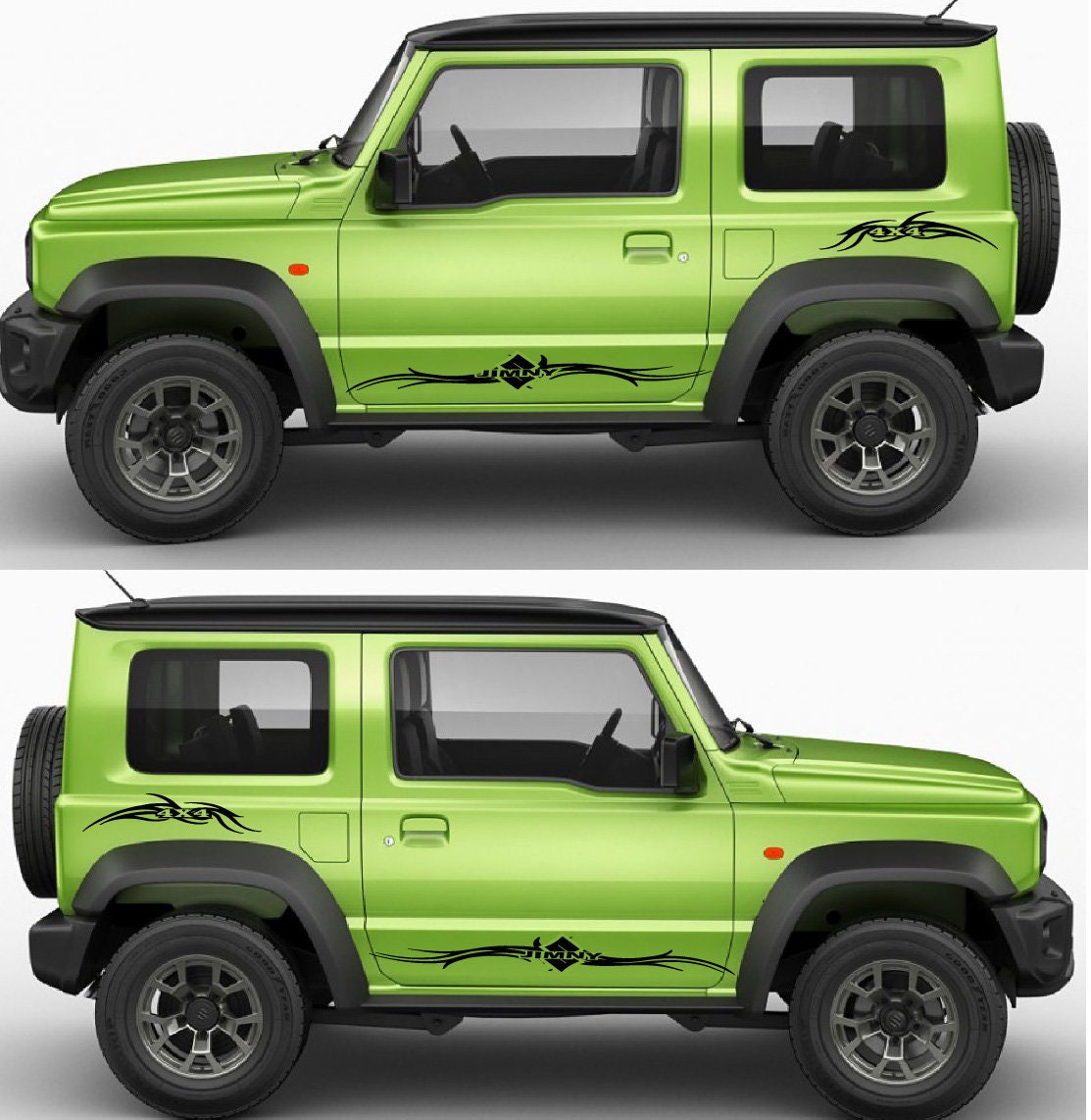 Suzuki Jimny Racing Side Stripes Decal Set - Etsy