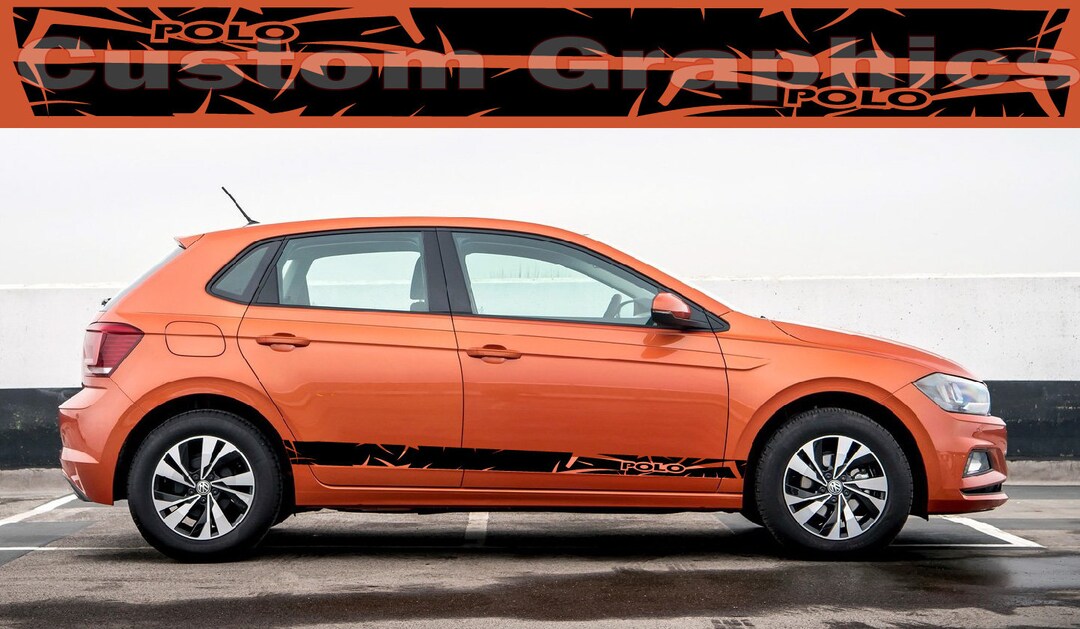 Sport Sticker Decal Side Door Stripes High Quality Compatible With Polo ...
