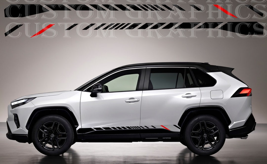 Exclusive Side Stripe Decal Graphic Sticker Kit High Quality Compatible ...