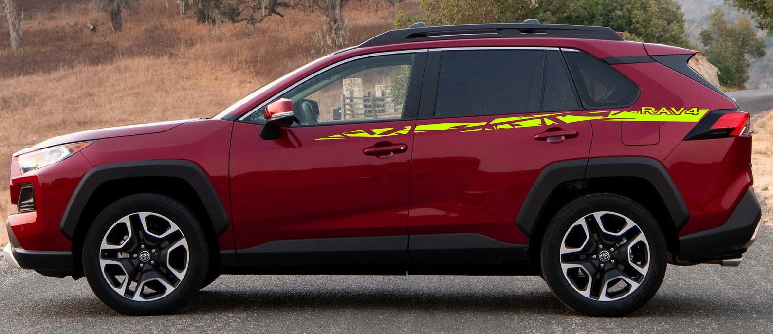 2x Body Decals Side Stripe Sticker Logo Graphics Vinyl High Quality ...