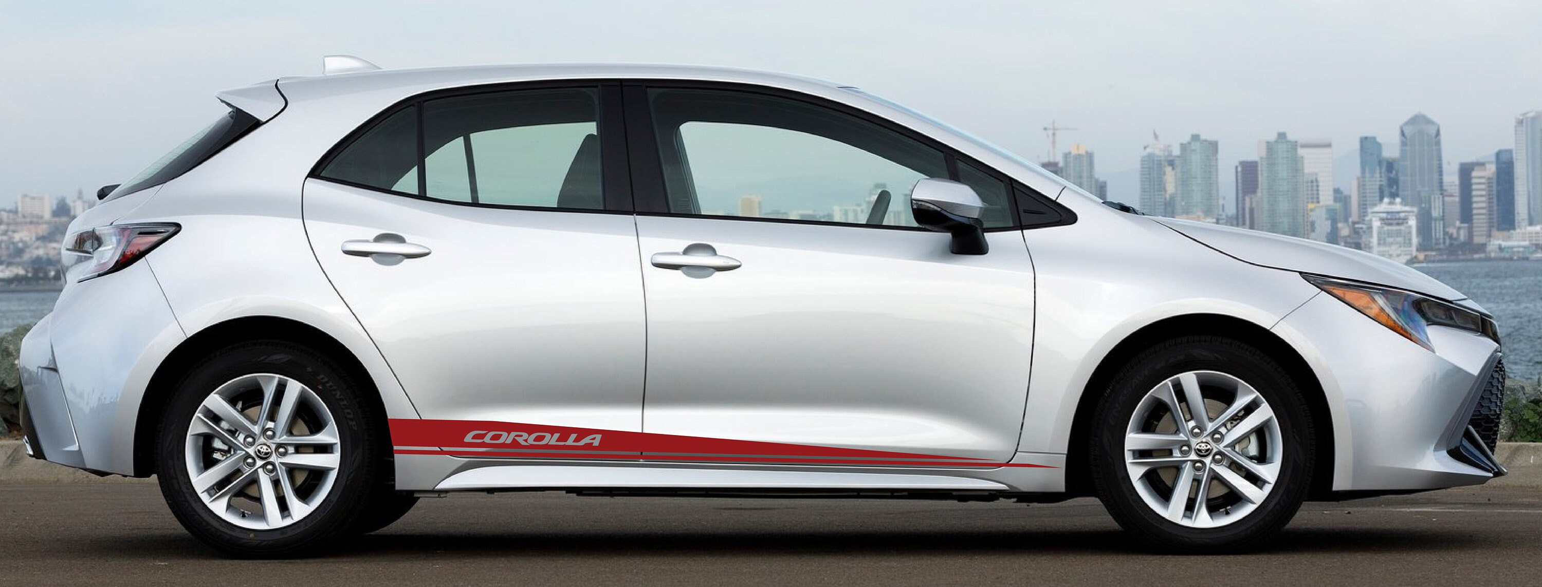 Exclusive Set of Stickers Decal Stripe Body Kit Sport Side Door Sticker ...