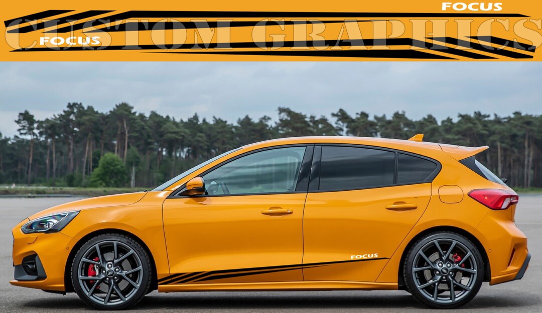 Focus ST Side Stripe Decal Kit: Custom Vinyl Graphics - Etsy
