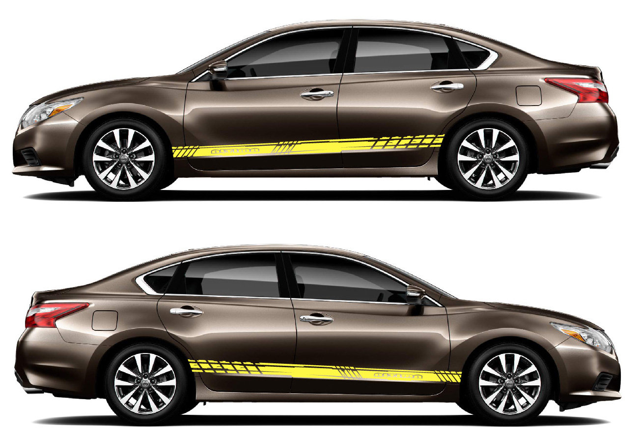 Custom Design Side Stripe Decal Graphic Sticker Kit Compatible With ...