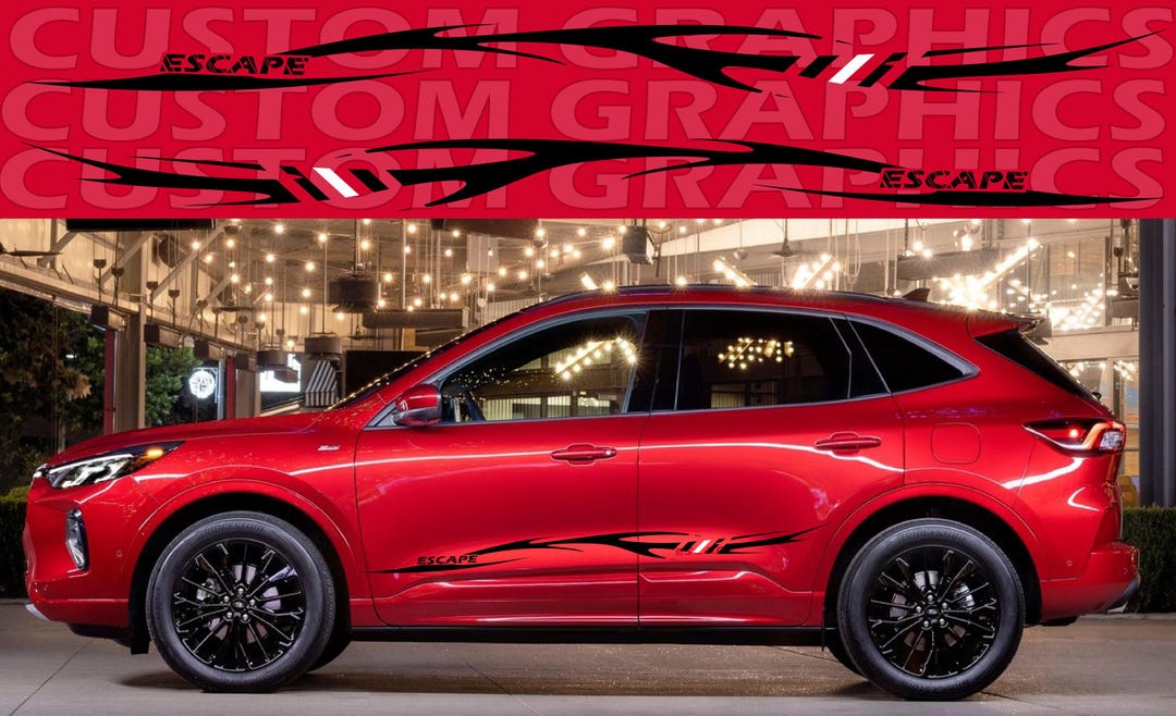 Revamp Your Ride With Vinyl Auto Decals Compatible With Ford Escape - Etsy