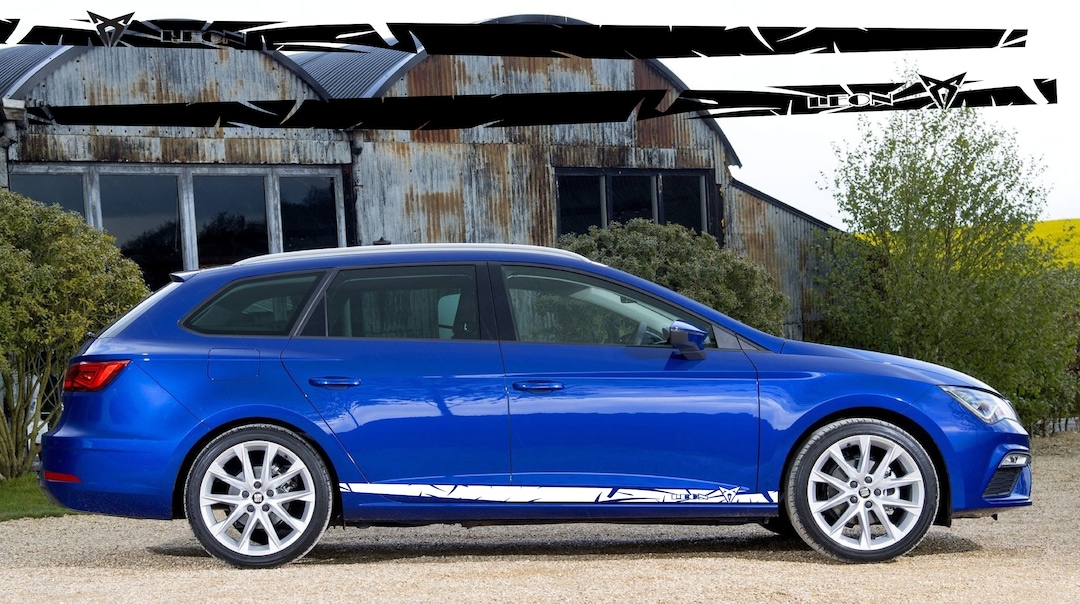 Seat Leon Side Stripe Decals: Custom Vinyl Graphics - Etsy