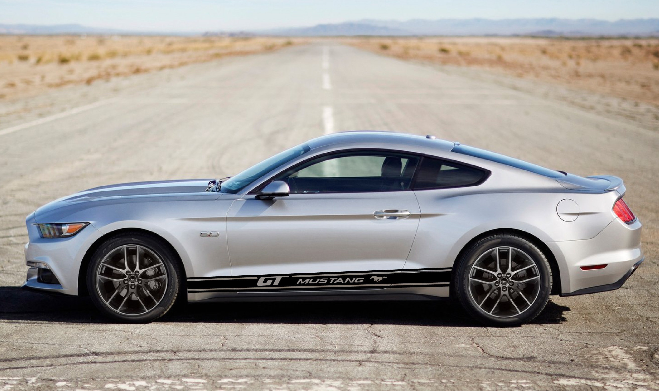 Ford Mustang GT Side Stripe Decal Set: Sport Racing Design - Etsy