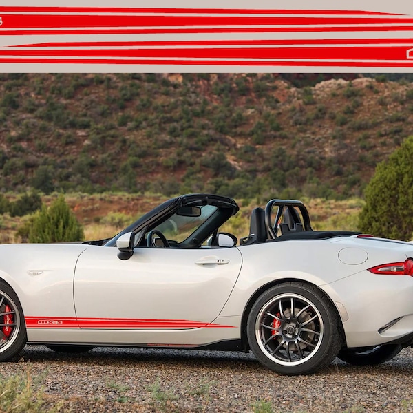 Miata Racing Stripes Decal - Etsy