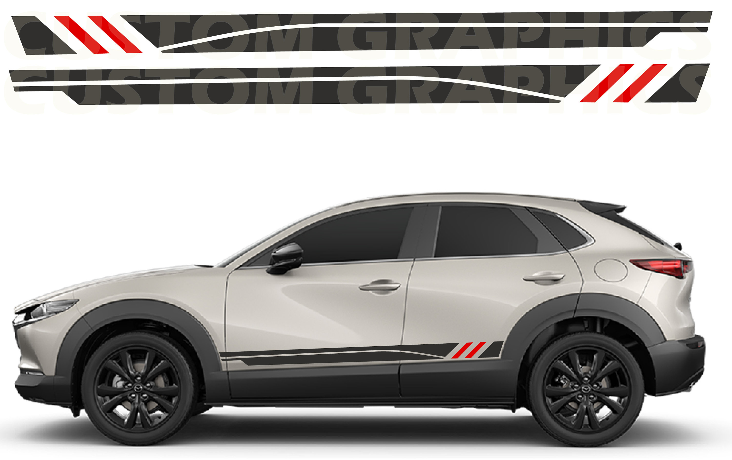 Exclusive Decal Graphic Sticker Door Sport Stripe Kitcompatible With ...