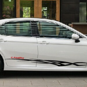 Exclusive Sport Sticker Decal Side Door Stripes Compatible With Toyota ...