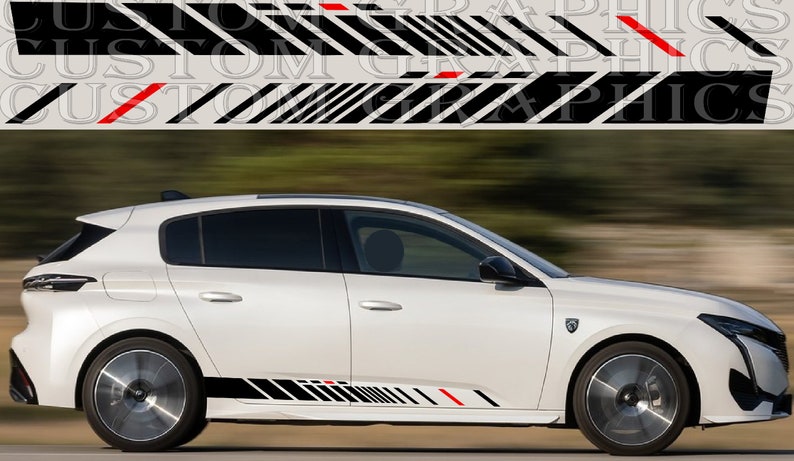 2X Side Door Stripe Vinyl Decal Graphic Sticker Kit Sport - Etsy