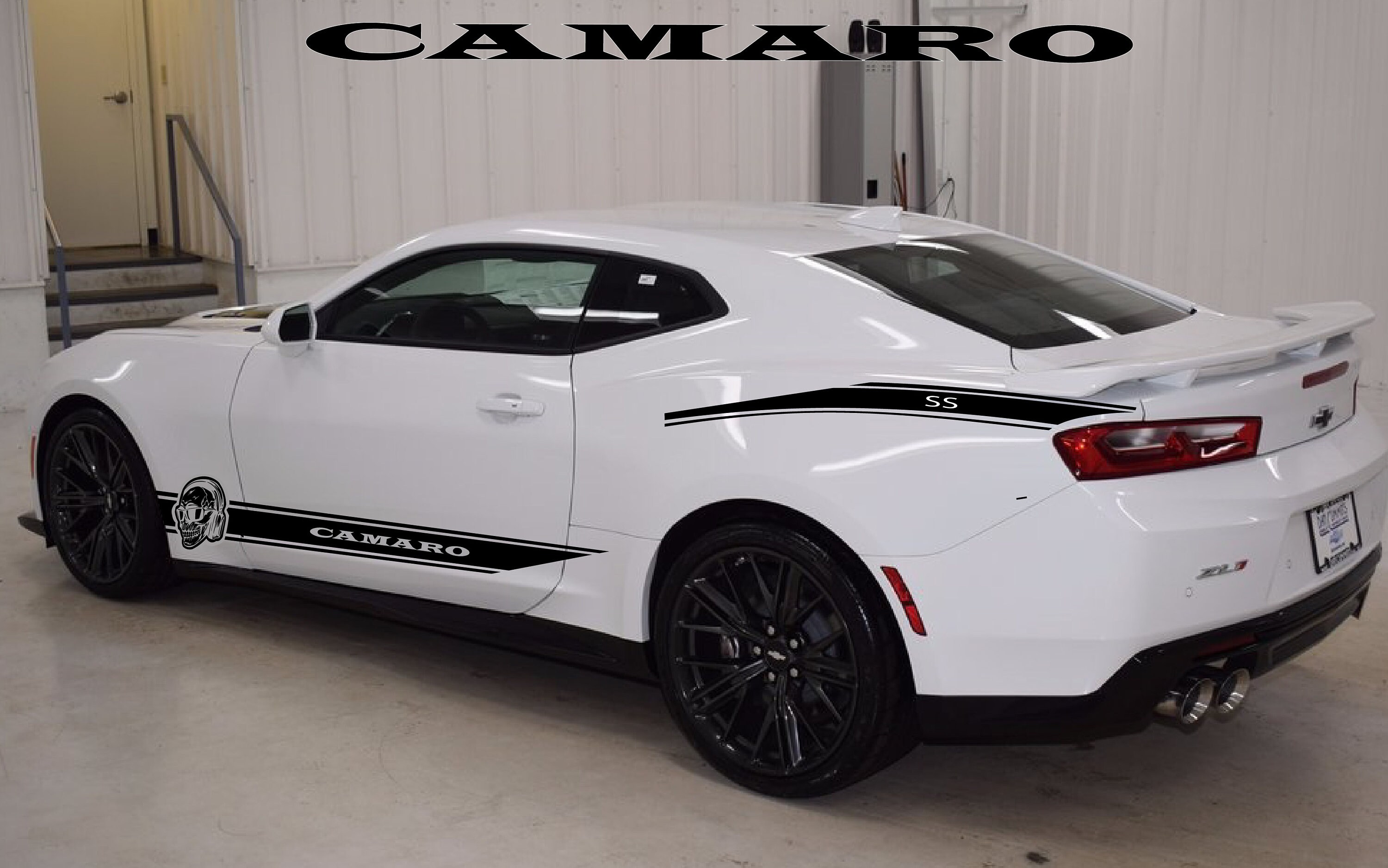 Exclusive Skull Set of Stickers Decal Stripe Body Kit - Etsy