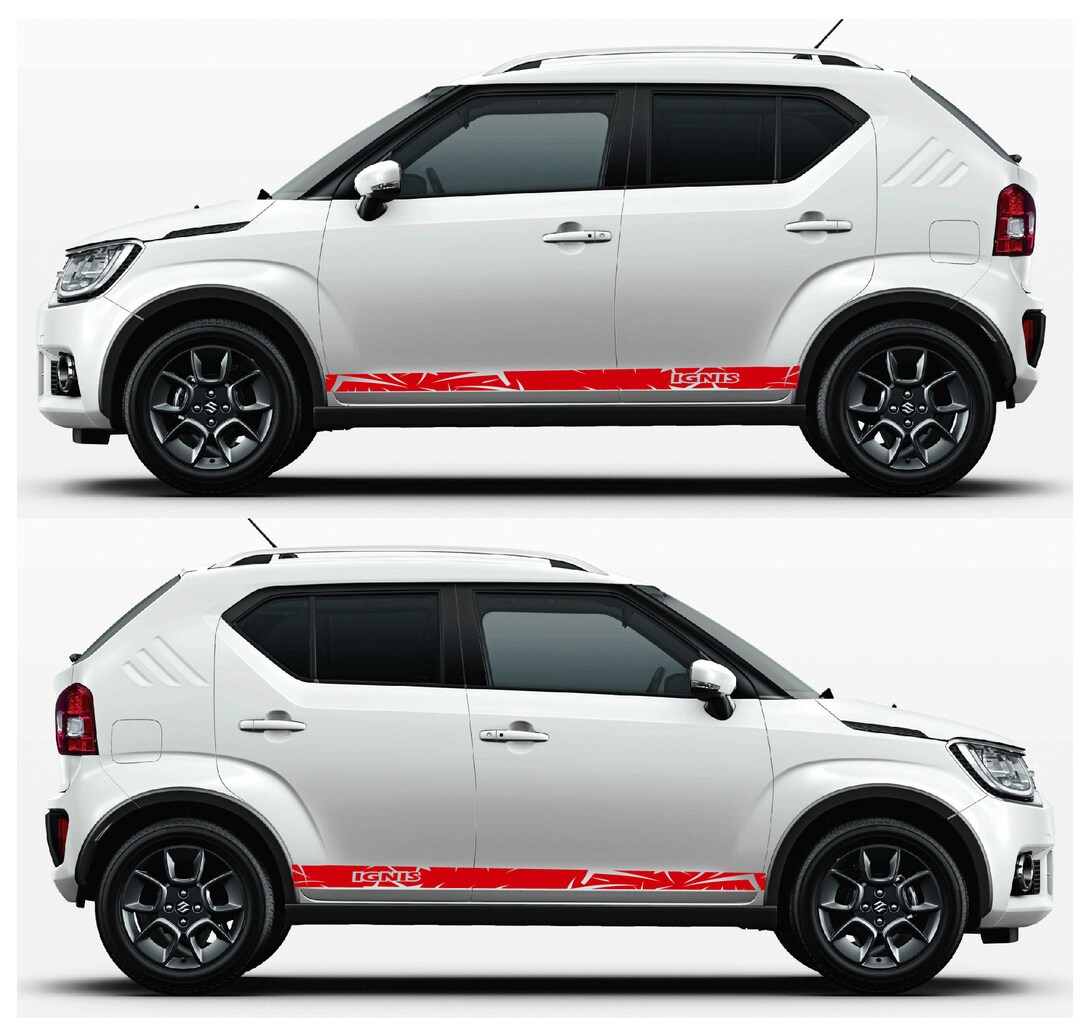 Set of Stickers Decal Stripe Body Kit Sport Side Door Sticker Racing ...