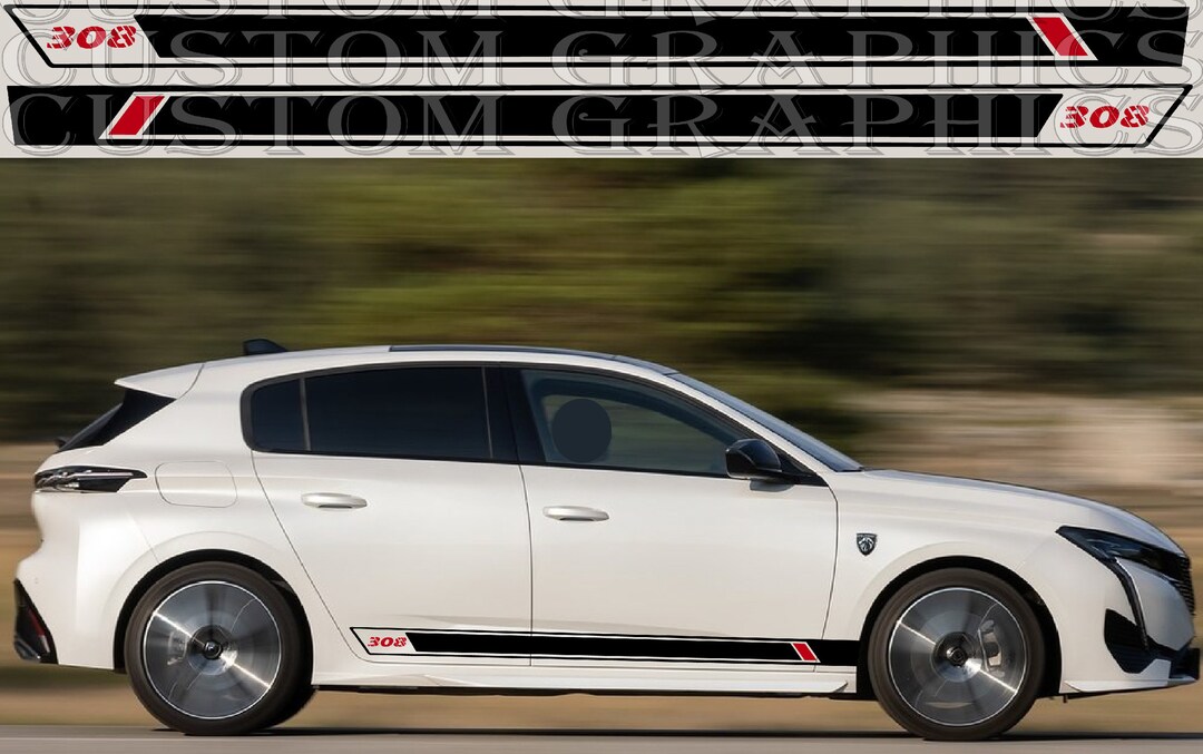 2x Body Decals Side Stripe Sticker Logo Graphics Vinyl High Quality ...