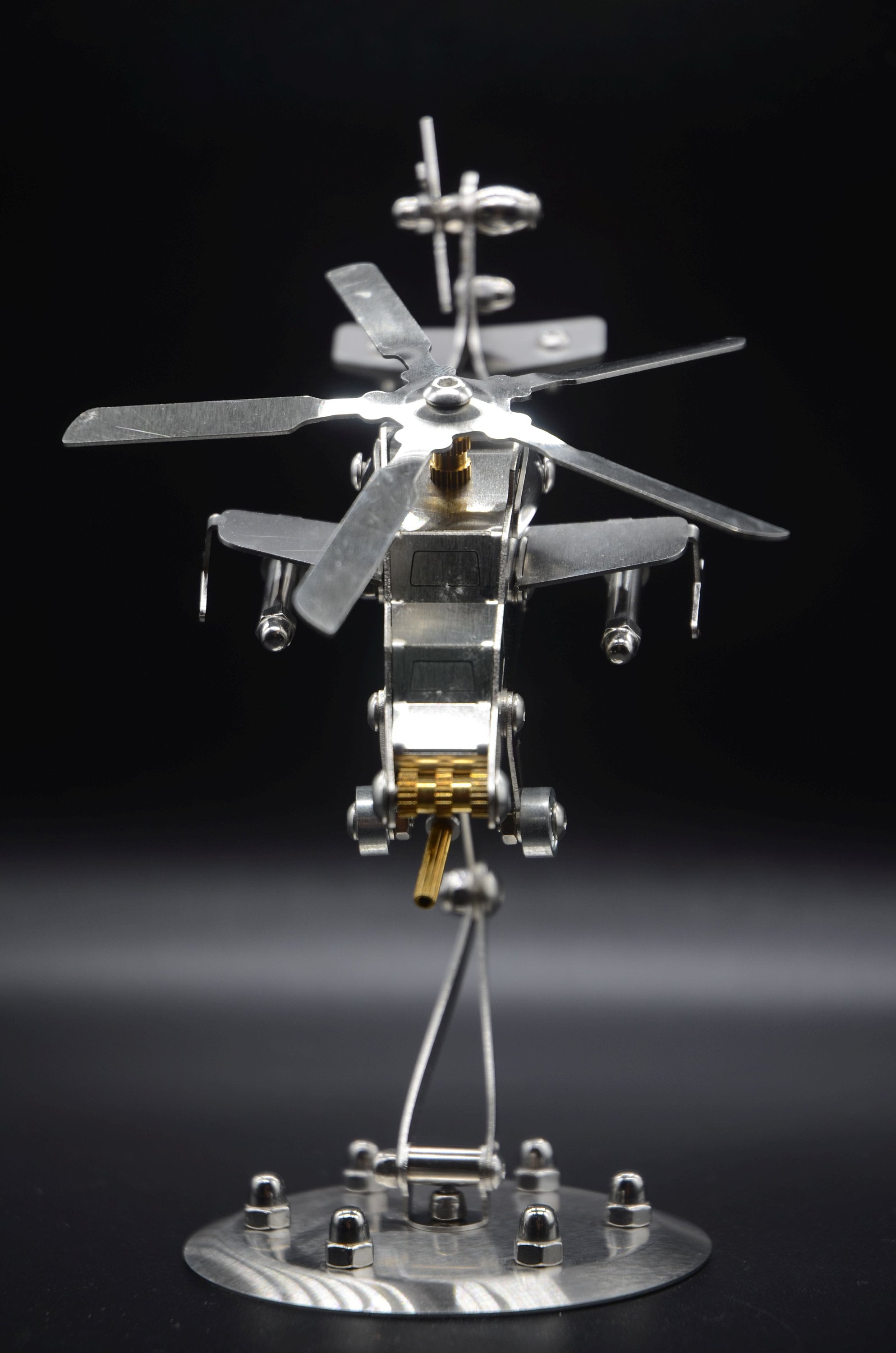 Stainless Steel Classic Helicopter Model Joint Can Mobilize Home ...