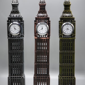 Big Ben London Model With Working Clock (large)-30cm - Etsy