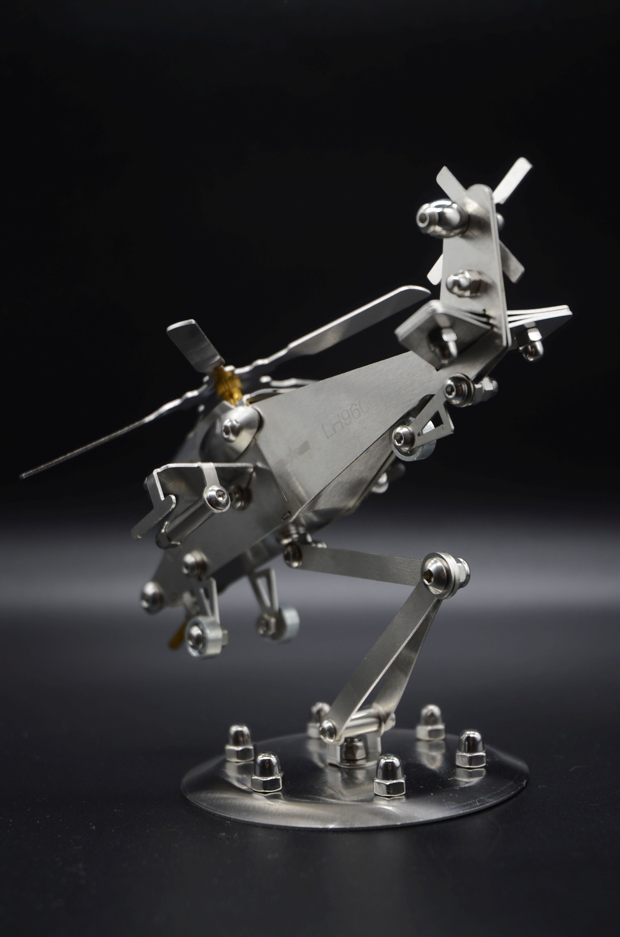 Stainless Steel Classic Helicopter Model Joint Can Mobilize Home ...