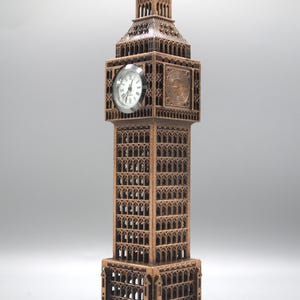Vintage Big Ben Clock Tower Replica With Functional Clock - London ...