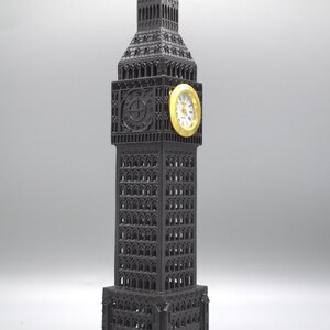 Vintage Big Ben Clock Tower Replica With Functional Clock London ...