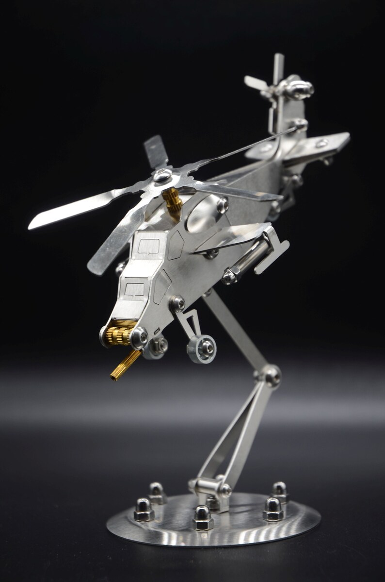 Stainless Steel Classic Helicopter Model Joint Can Mobilize Home ...