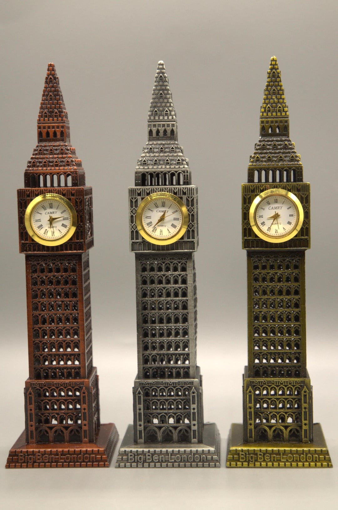 Miniature Big Ben Clock Tower Replica – London Souvenir Desk Clock With ...