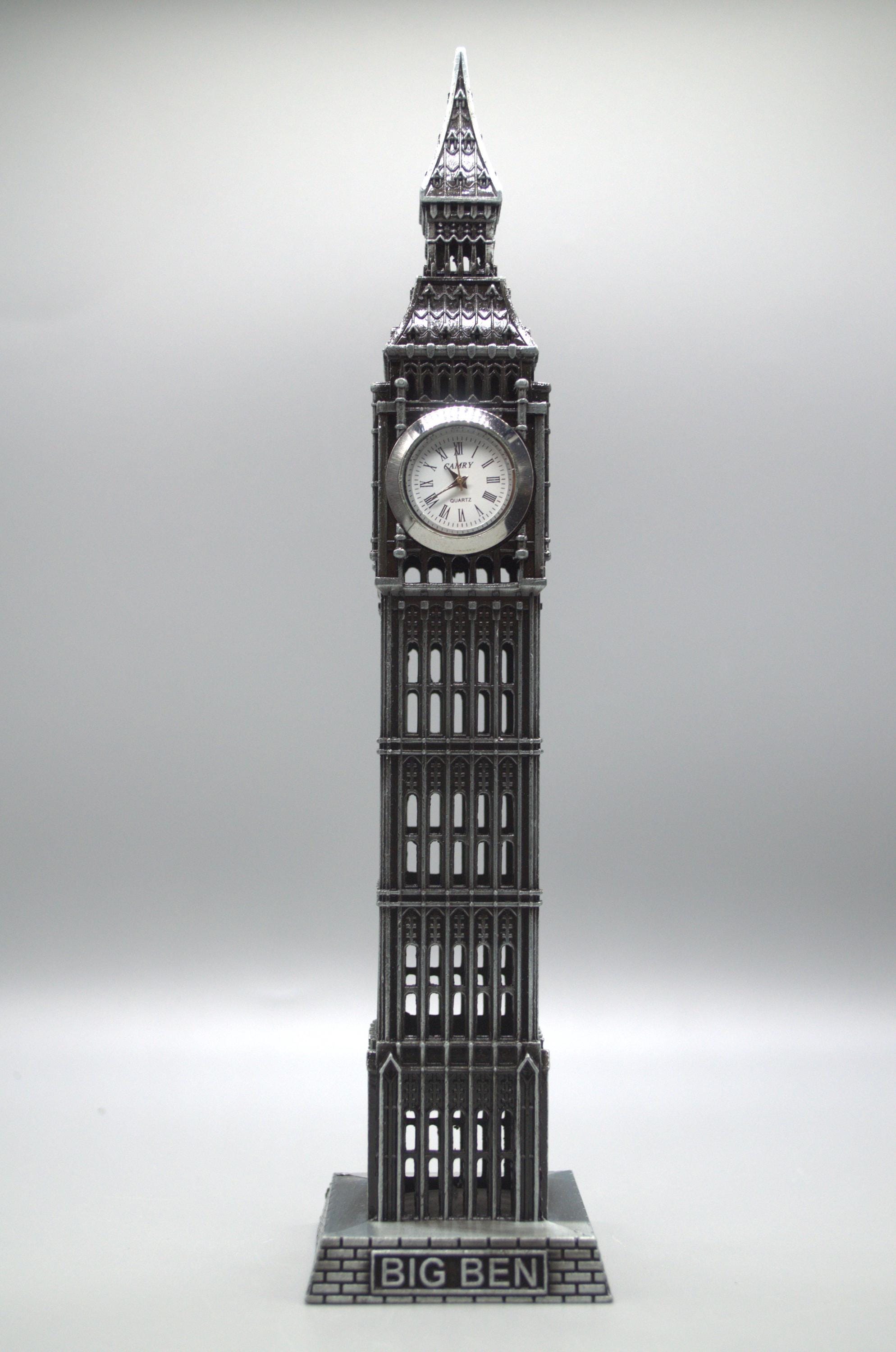Vintage Big Ben Clock Tower Replica With Functional Clock - London ...