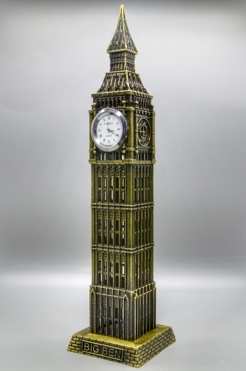 Big Ben London Model With Working Clock (large)-30cm - Etsy