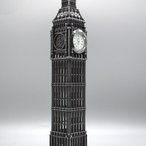 Vintage Big Ben Clock Tower Replica With Functional Clock London ...