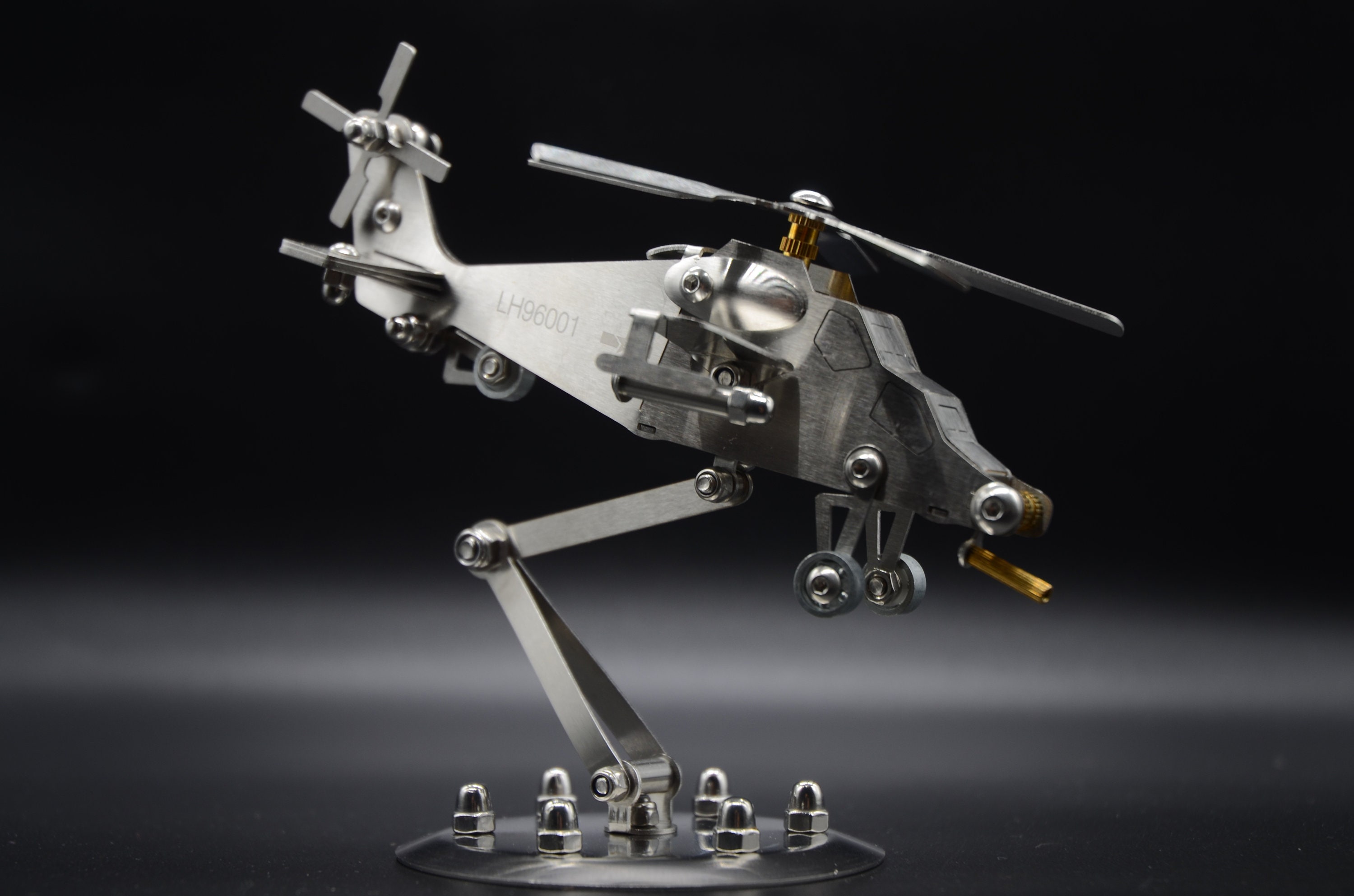 Stainless Steel Classic Helicopter Model Joint Can Mobilize Home ...