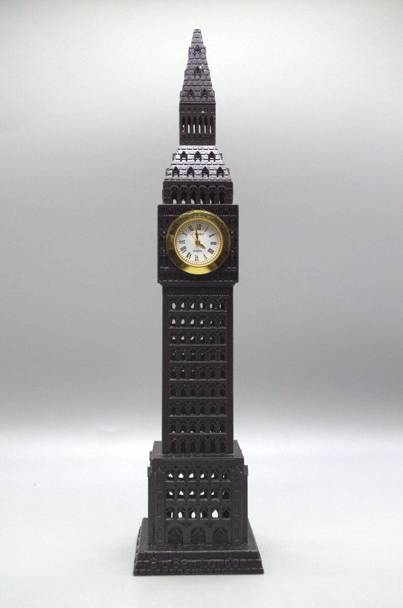 Vintage Big Ben Clock Tower Replica With Functional Clock - London ...