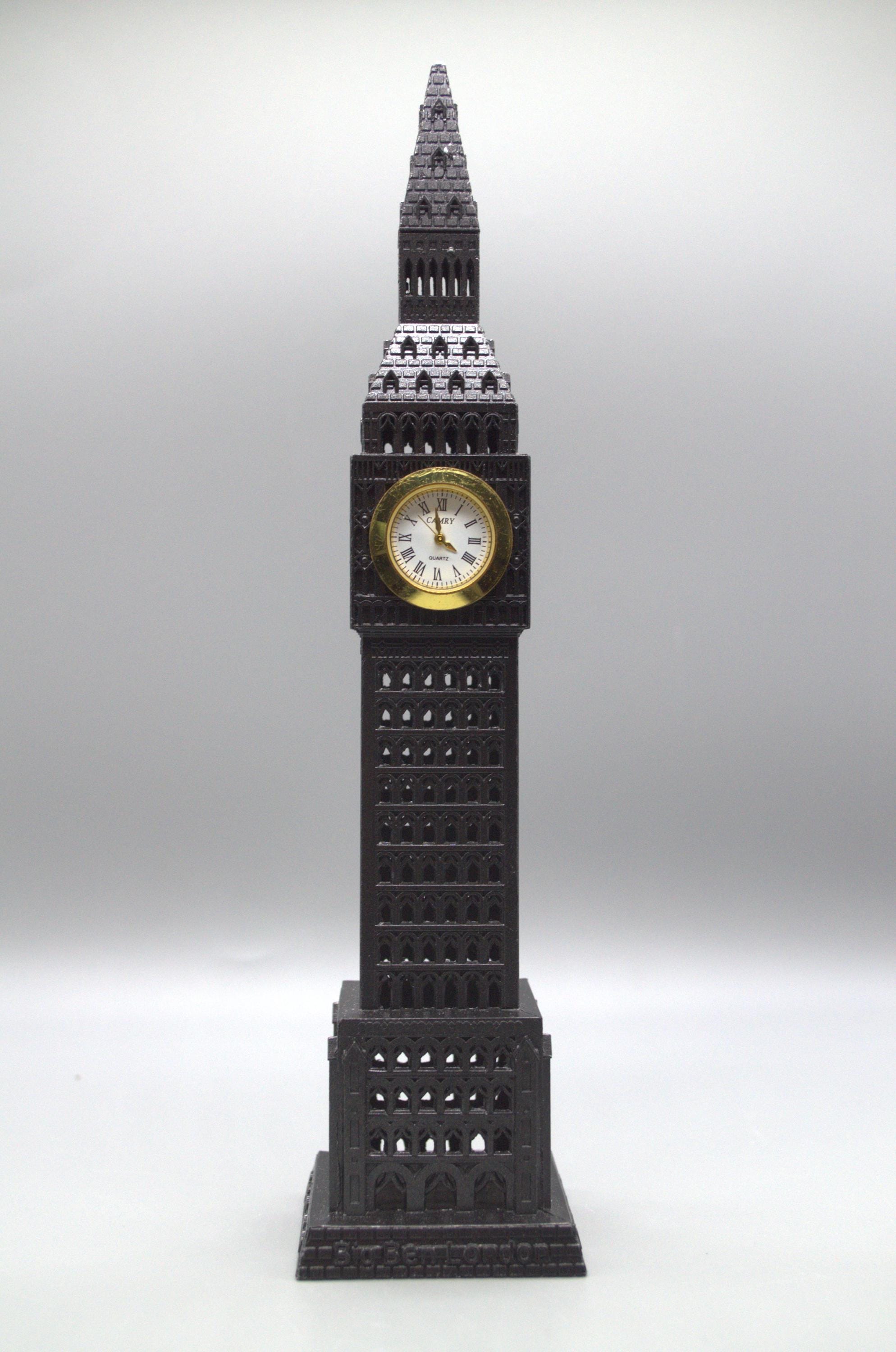 Vintage Big Ben Clock Tower Replica With Functional Clock - London ...