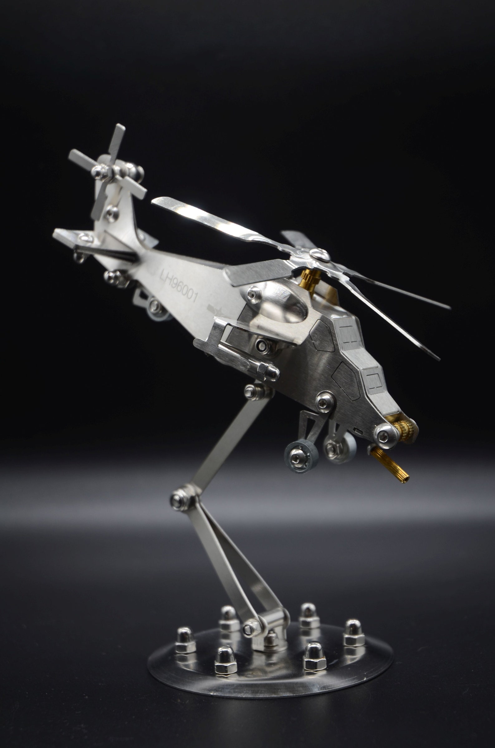 Stainless Steel Classic Helicopter Model Joint Can Mobilize Home ...