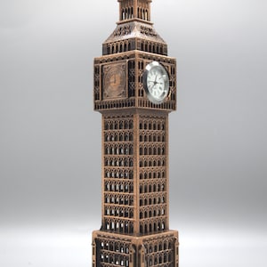 Vintage Big Ben Clock Tower Replica With Functional Clock London ...