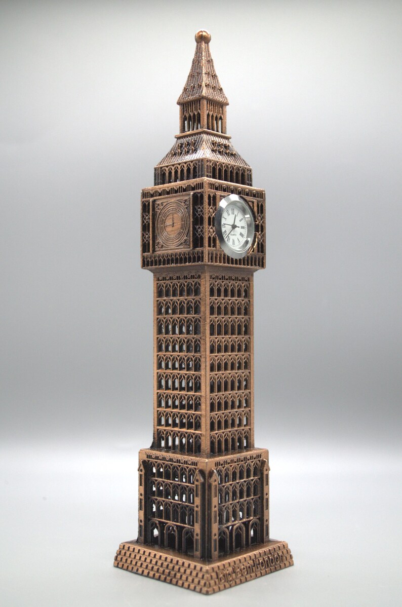Vintage Big Ben Clock Tower Replica With Functional Clock - London ...
